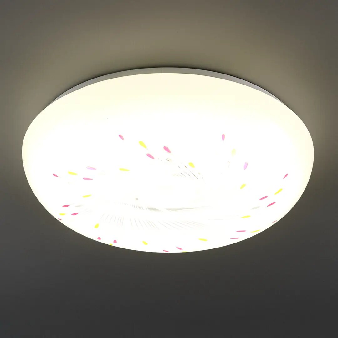 Светильник настенно-потолочный светодиодный Inspire Village 20 м² нейтральный белый свет цвет белый