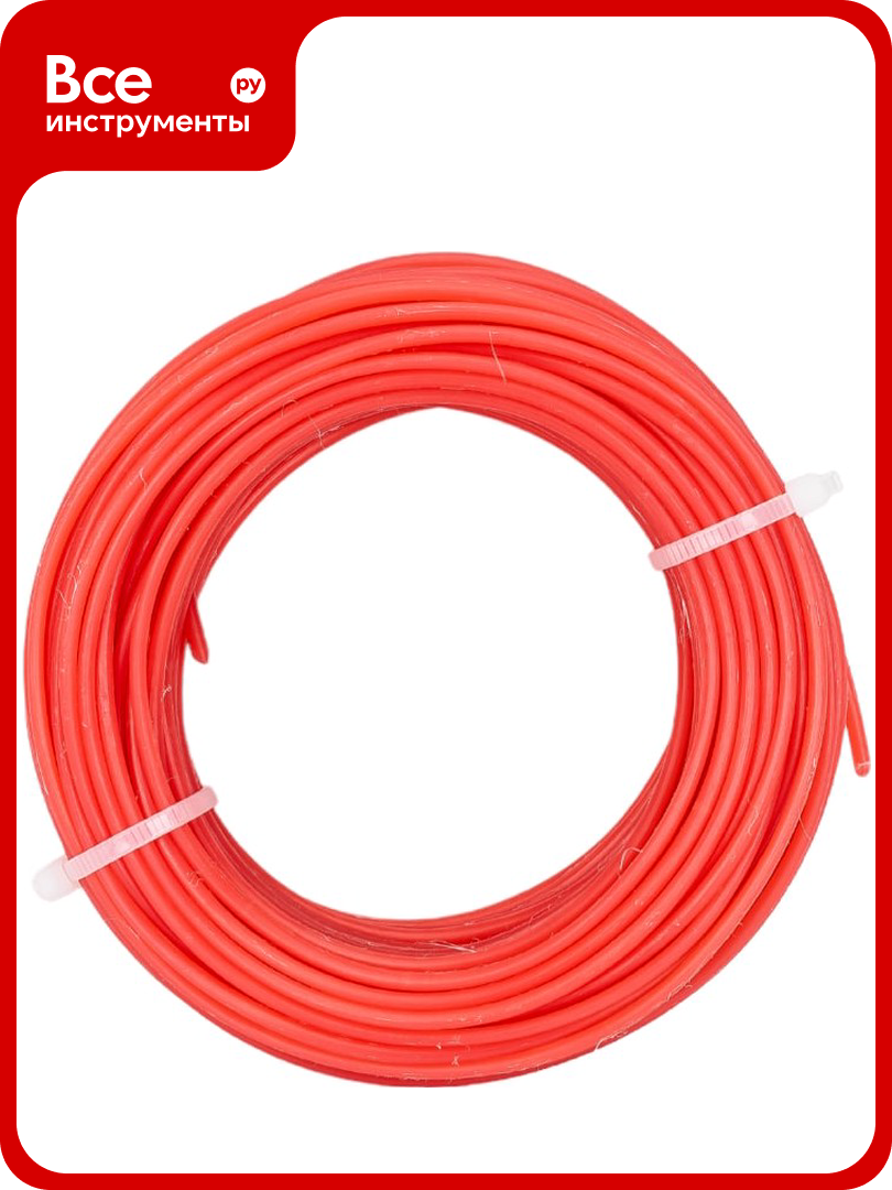 Леска для триммеров Professional 2.4 мм, 15 м, круг, флуоресцентная Gigant GPROF-04, является