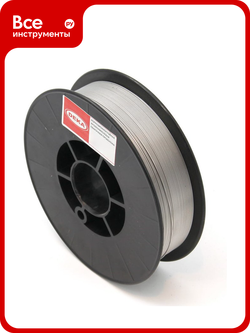 Проволока нержавеющая ER308LSi (0.8 мм; 5 кг) DEKA СТ000001743, изготовления трубопроводов