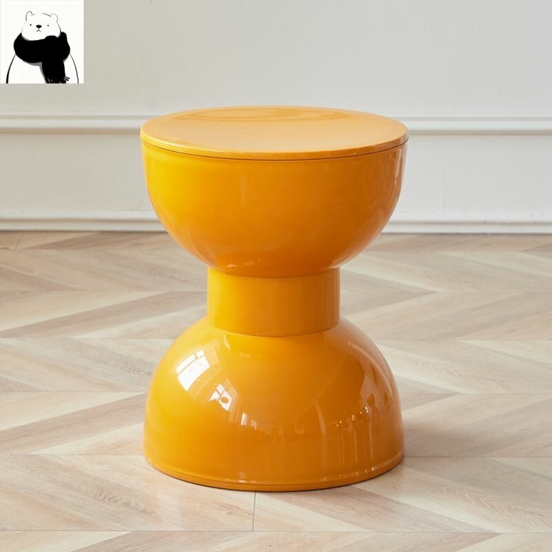 Столик кофейный, арт-декор, ДПК, колесики, 36 см x 36 см х 45 см