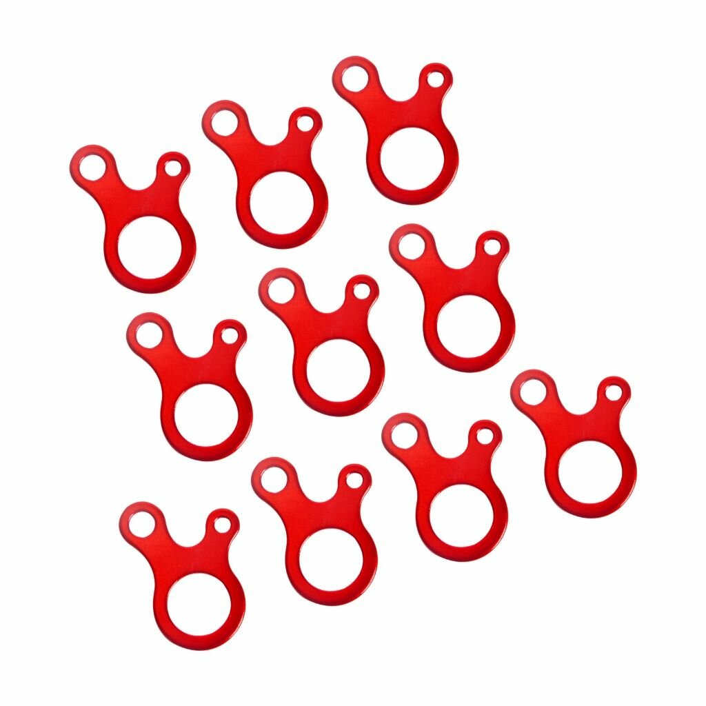 10 шт. Трехдырчатые натяжители для веревки