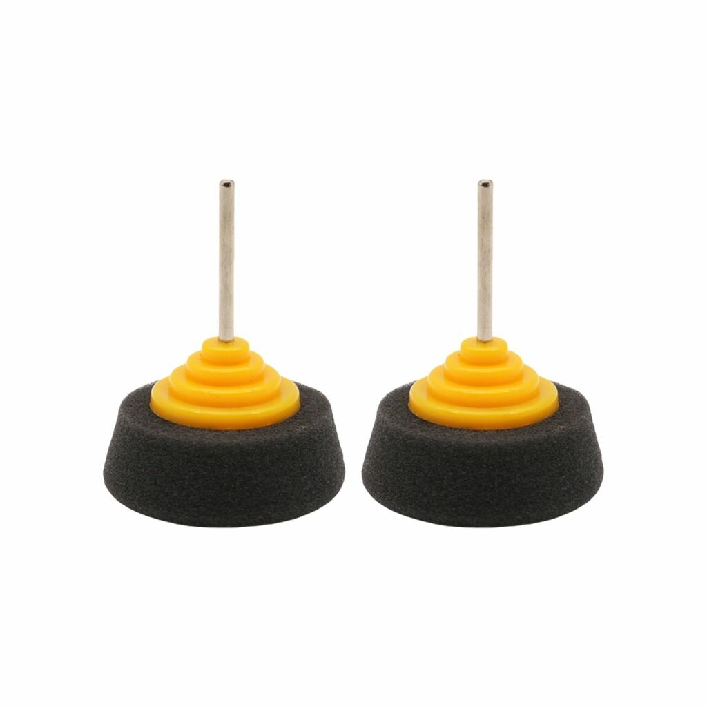 2 шт. Полировальные головки из губки для электрических дрелей, термостойкие полировальные насадки для автомобильных дисков и обработки мебели, - Тонкий скошенный