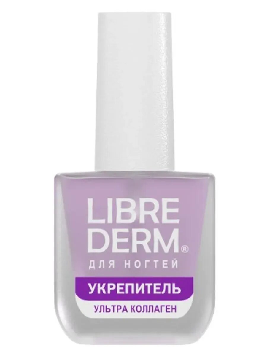 Лак Librederm "Ультраукрепитель", для ногтей, коллаген, быстросохнущий, 10 мл