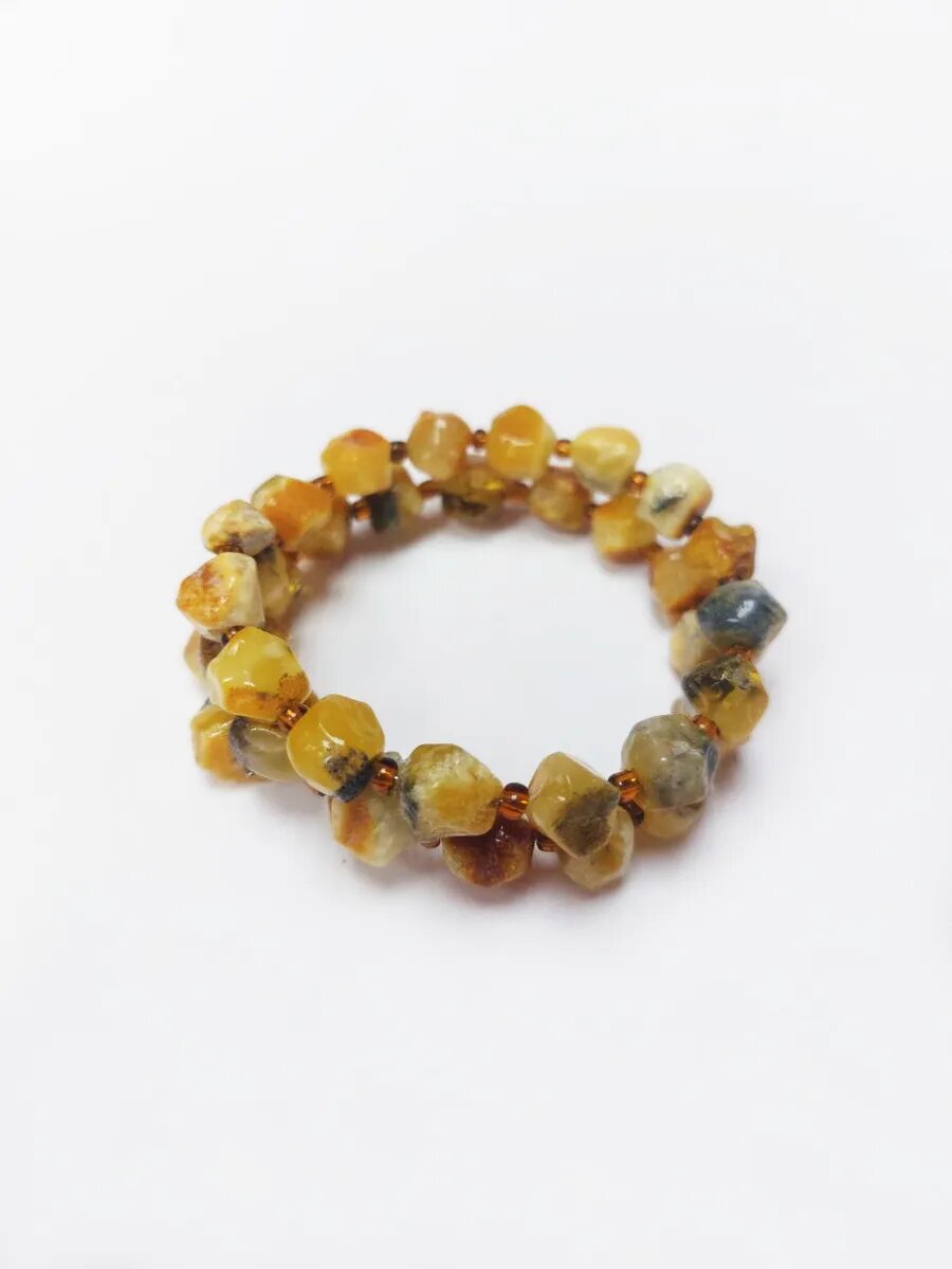 Браслет, янтарь