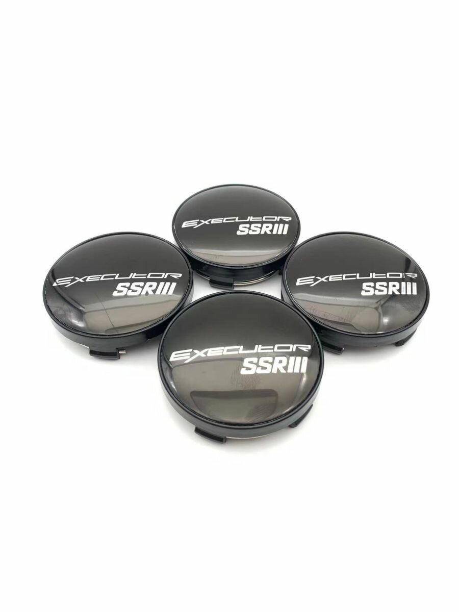 Колпачок на литые диски 60/56/10 мм хромированный 4шт / Заглушка ступицы 60 мм SSR