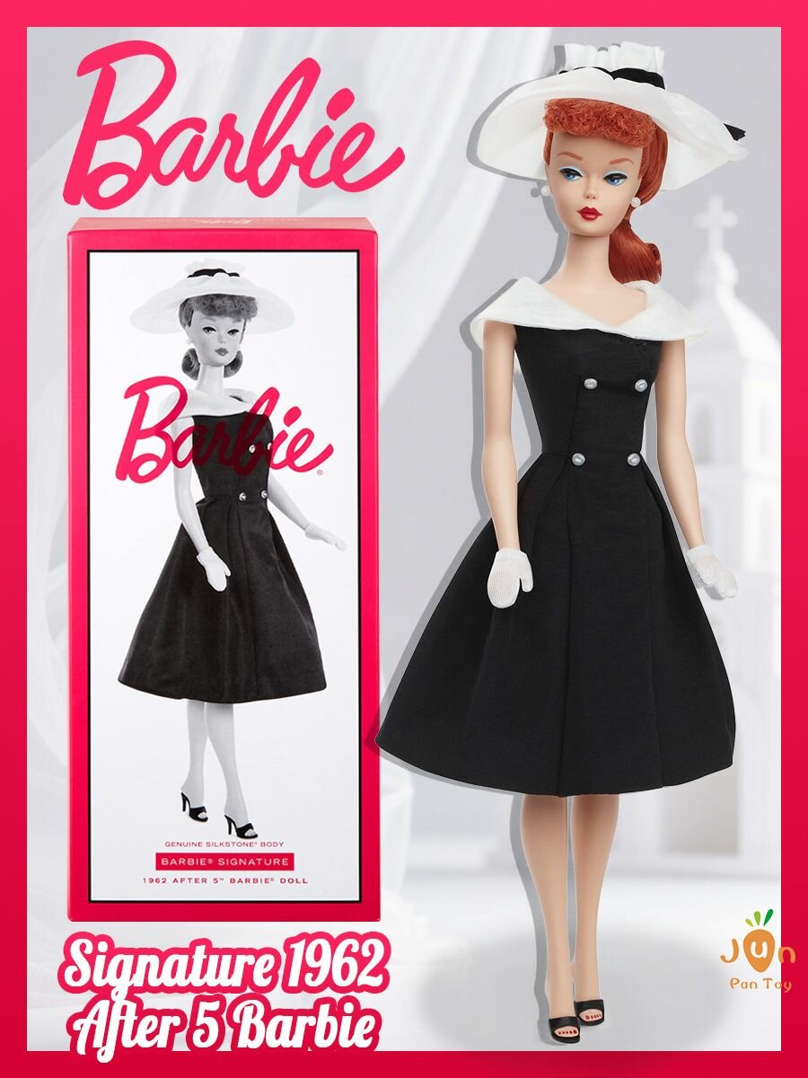 Игрушки для девочек, классическая кукла барби 1962 года выпуска / Barbie Signature 1962 After 5 Doll