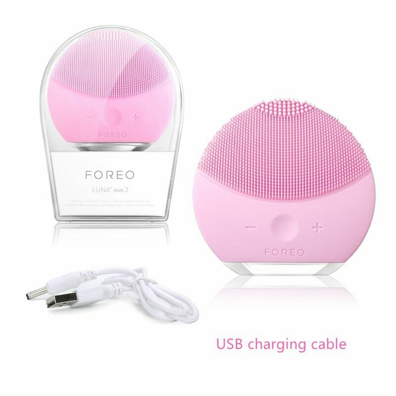 Foreo LUNA mini2 Силиконовая щетка для очищения лица, зарядка через USB, водонепроницаемая, класс защиты 8 PAONC
