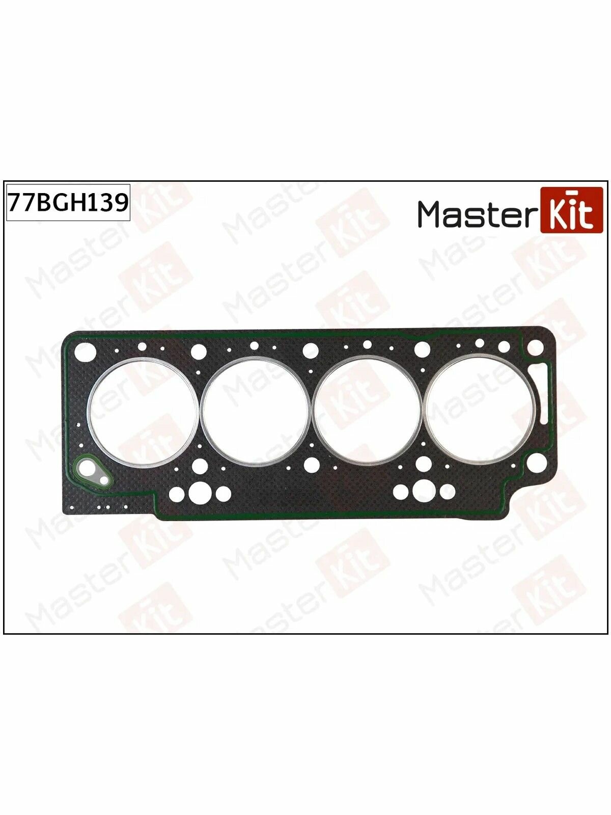 Пpокладка ГБЦ MITSUBISHI F8QT, OPEL F8Q 600, F8Q 606, RENAULT F8Q 630, F8Q 632, F8Q 784, F, MASTERKIT 77BGH139