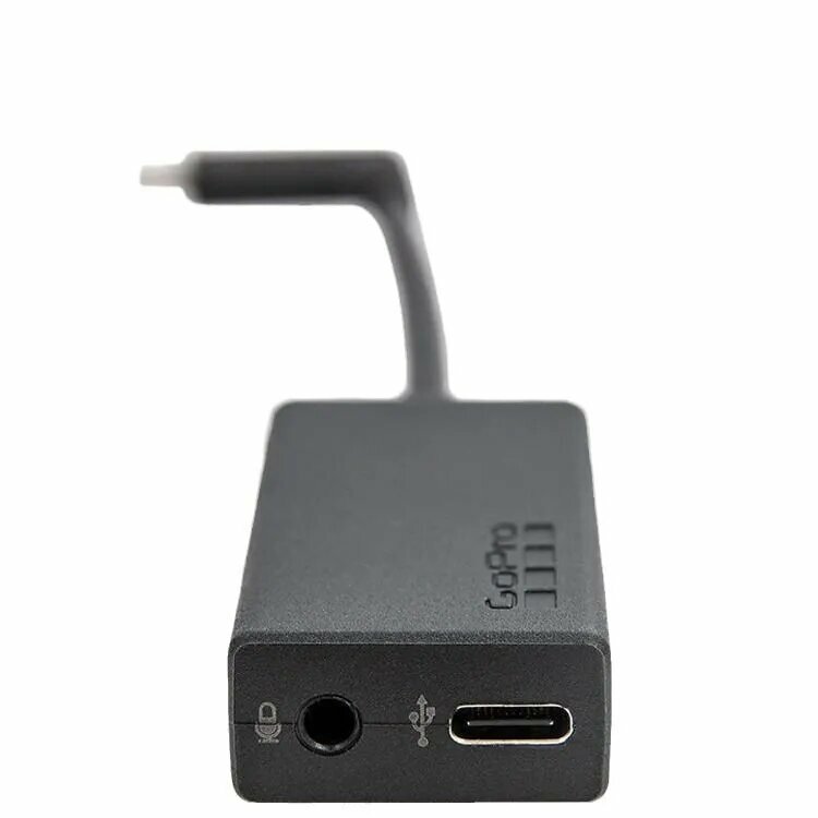 Оригинальный адаптер для микрофона GoPro 3,5 см Hero12/11/10, Официальные аксессуары