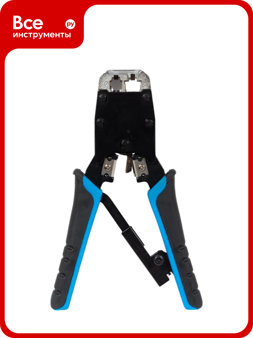 Кримпер для обжима разъемов RIPO TOS229 HT-500R профессиональный, RJ45, 8P8C, RJ12, 6P6C, RJ11, 6P4C