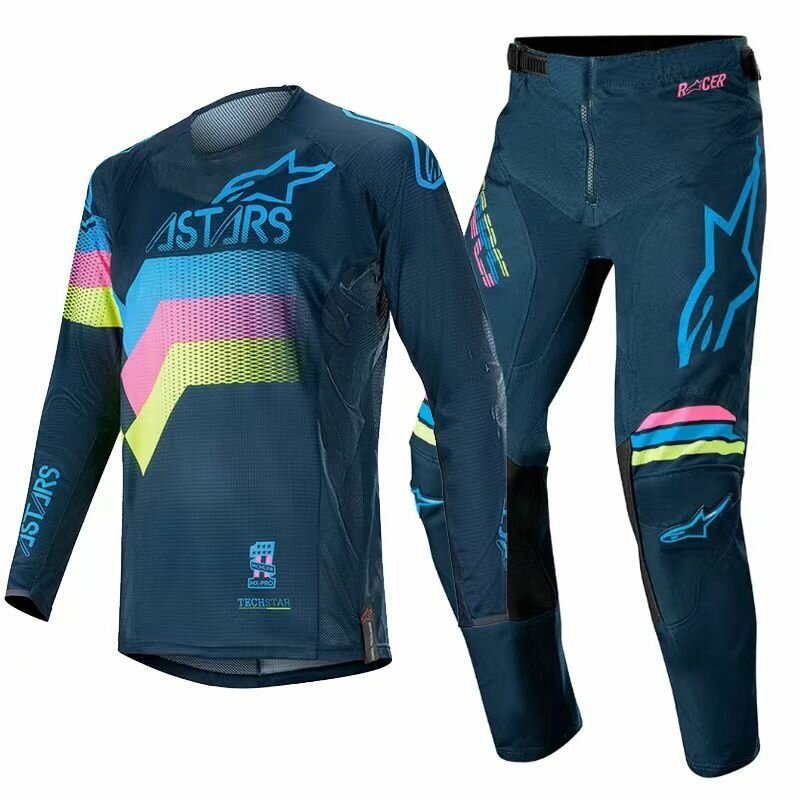 Новый 2023 Alpinesta гоночный костюм мотокросс Джерси и штаны MX ATV Dirt Bike Gear Set мотоциклетная одежда mtb enduroAlpinesta
