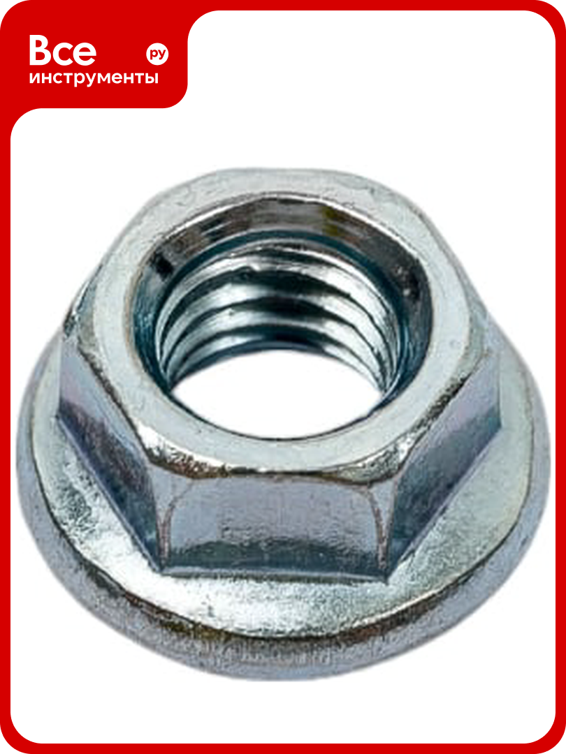 Фланцевая гайка STEELREX DIN 6923, цинк, М5, 250 шт. 0224005000B500025064, разных материалов