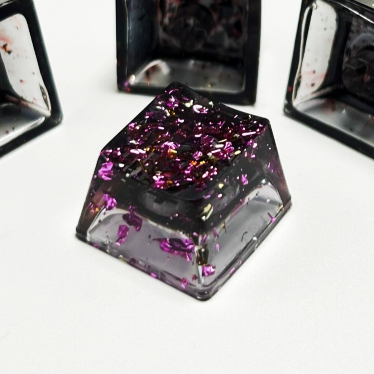 Клавиатура diy cross, механическая, с золотой фольгой, черная, фиолетовая