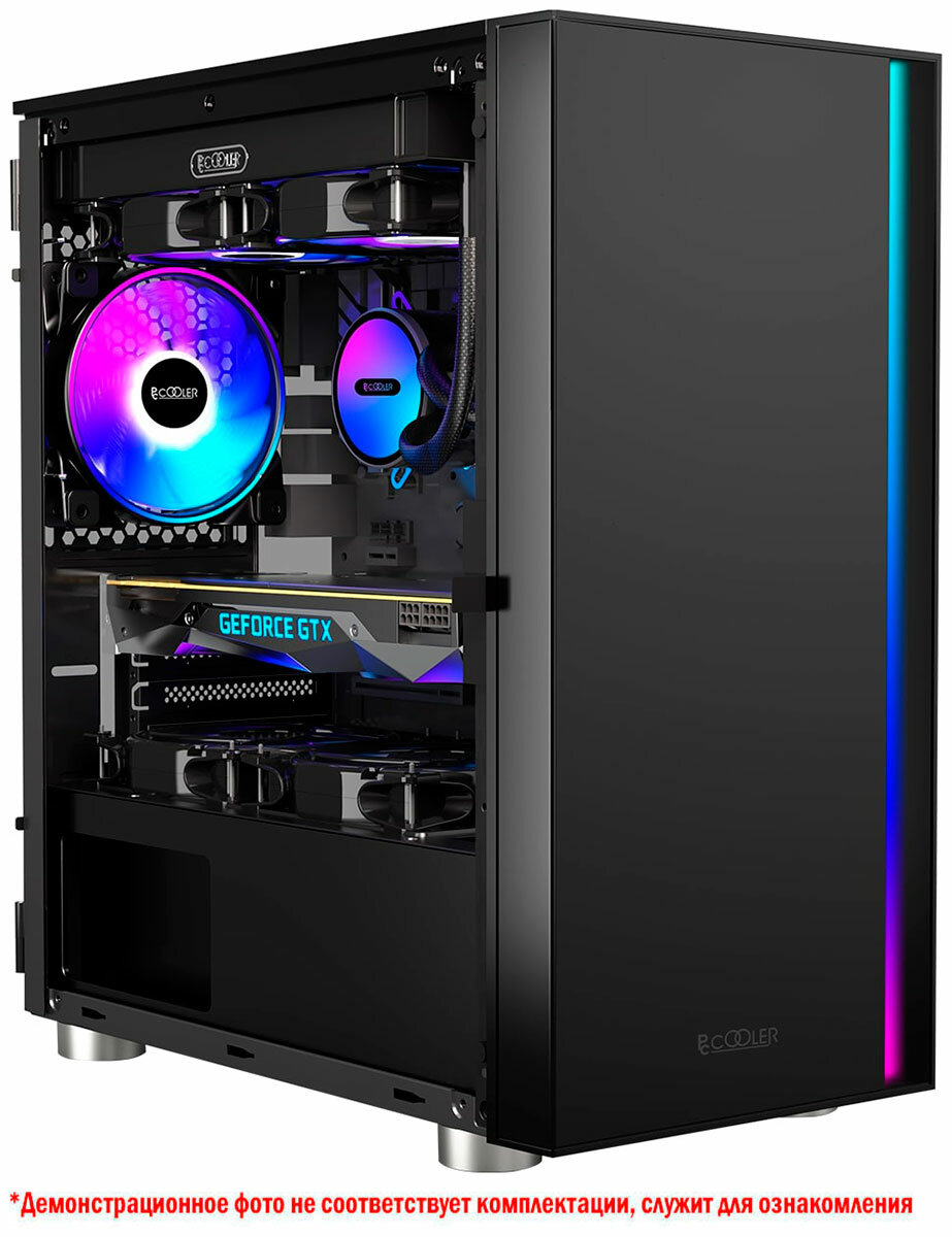 Компьютерный корпус PCCooler LM300 ARGB BK