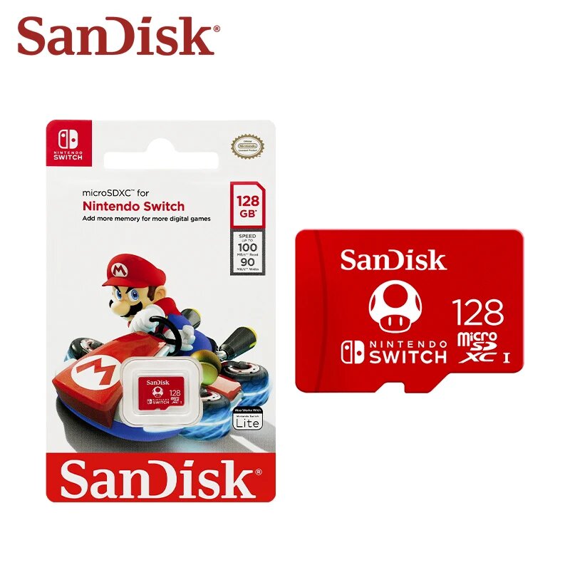 SanDisk microSDXC карта памяти для Nintendo Switch 128 ГБ