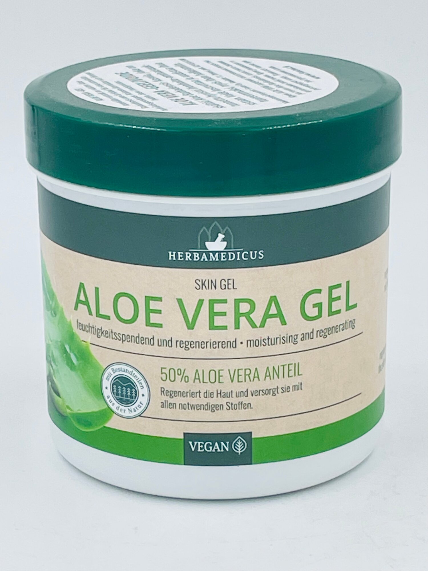 Herbamedicus Гель Aloe Vera увлажняющий и регенирирующий, 250 мл (Германия)