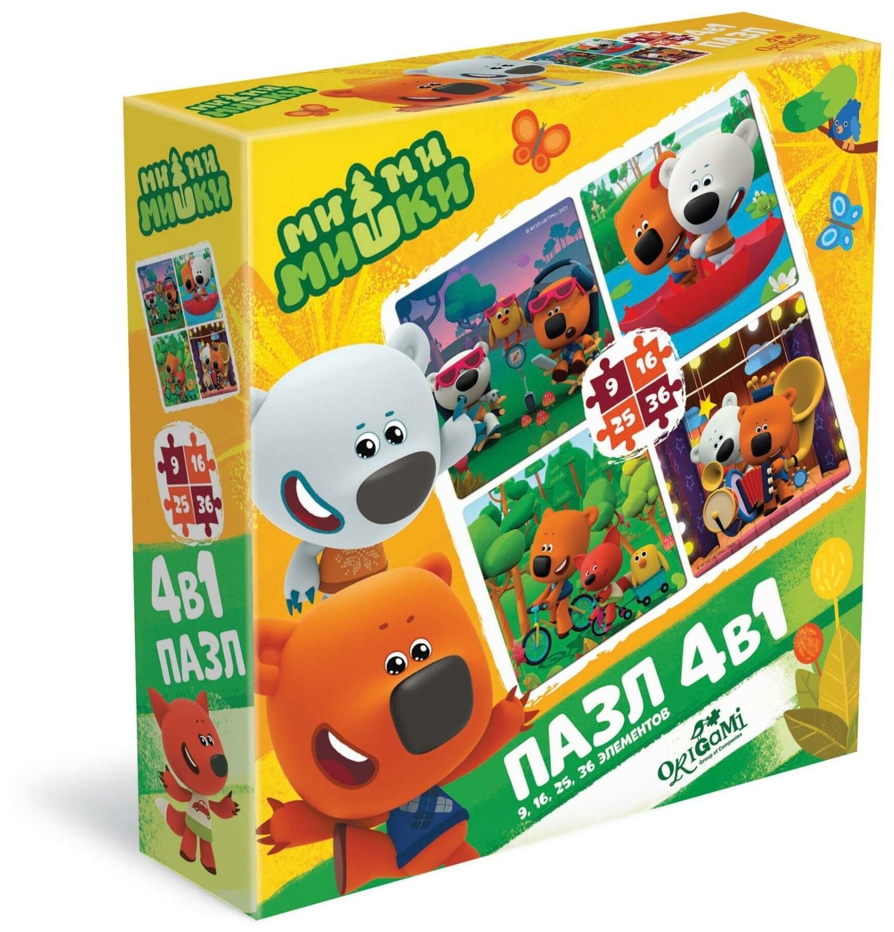 Пазл 4 в1 МиМиМишки Приключения Мишек