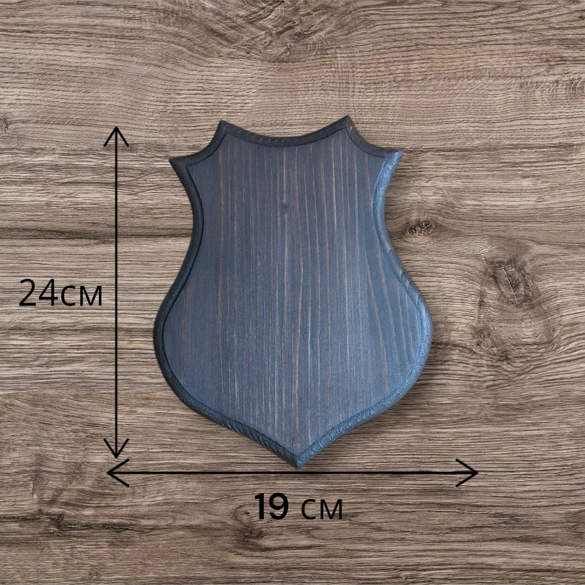 Медальон для охотничьих трофеев 24х19х1.8 см