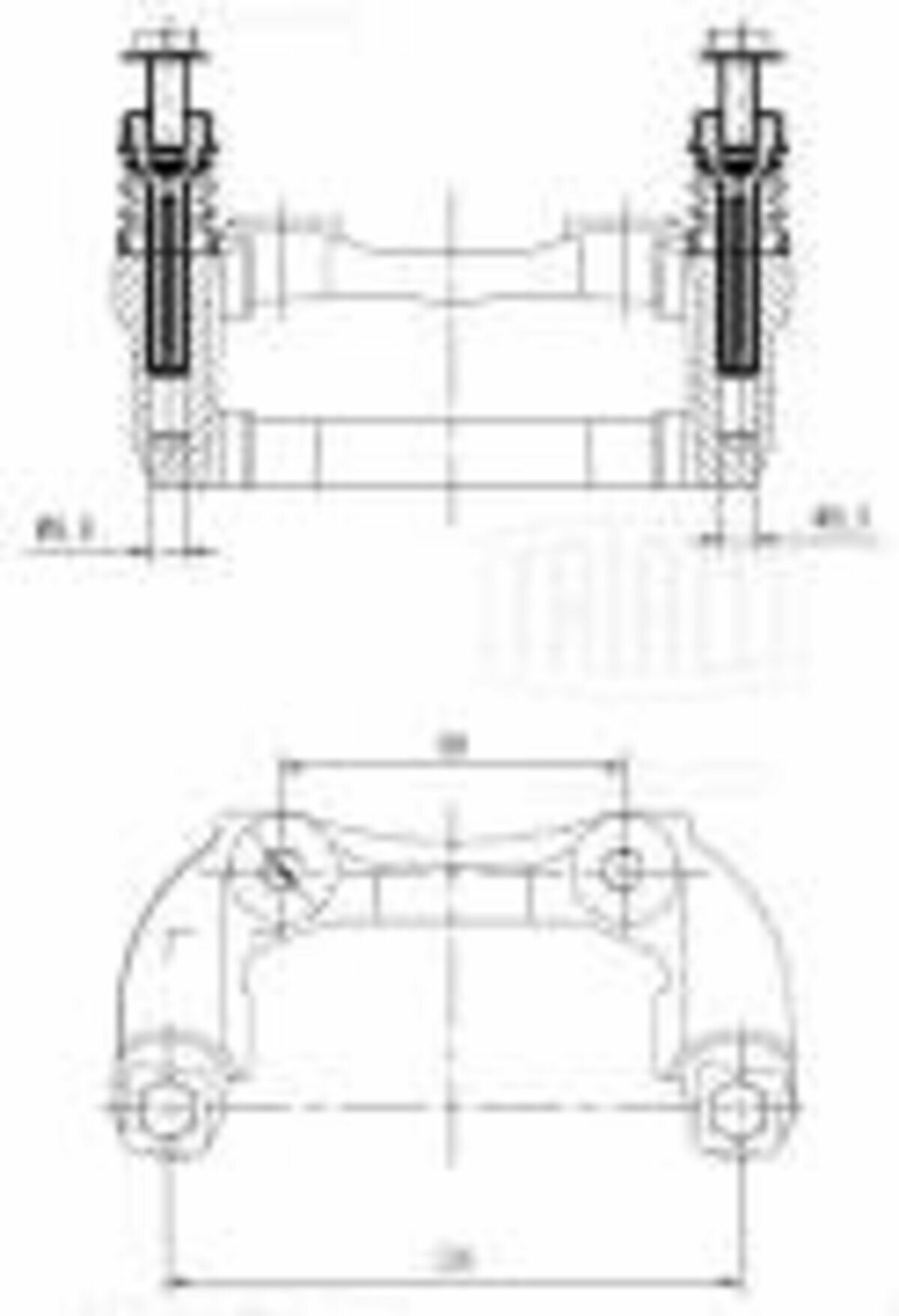 Скоба Суппорта(Trialli Cf 350147)