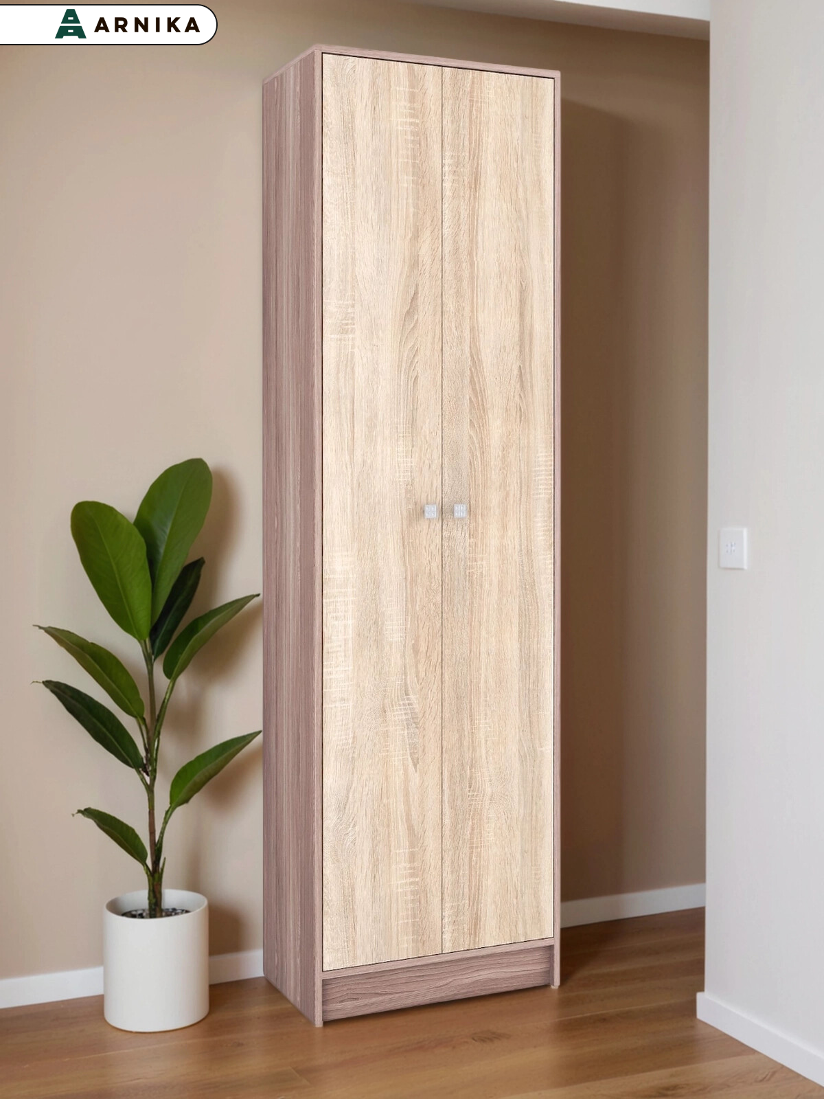 Шкаф тэкс Ямайка ЯПШ-1, ясень шимо, дуб сонома, универсальный дизайн