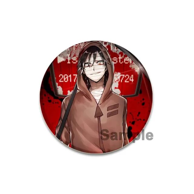 58 мм аниме «Ангелы смерти», заколки на пуговицах, милая интересная брошь с персонажем для рюкзака, украшения одежды, модные подарки