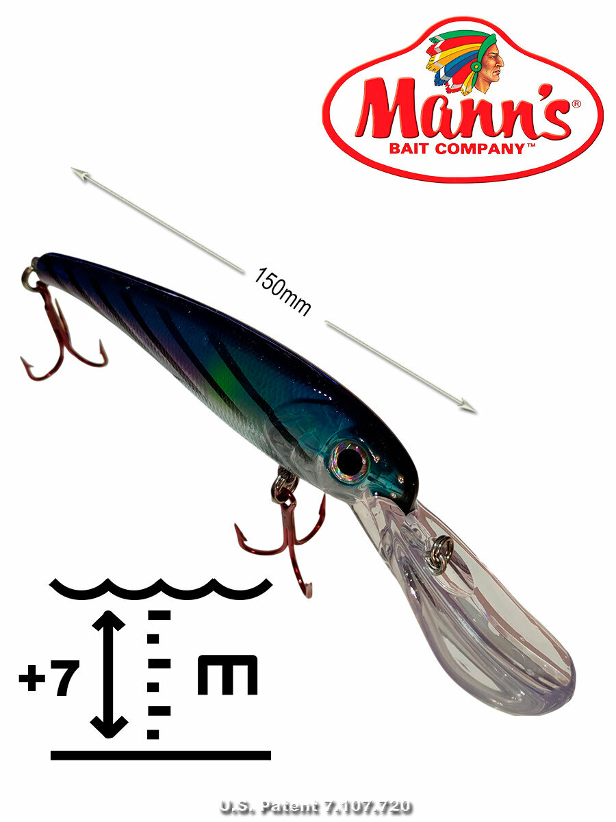 Воблеры MANNS STRETCH TEXTURED SERIES 25+ T25-78 Bonito