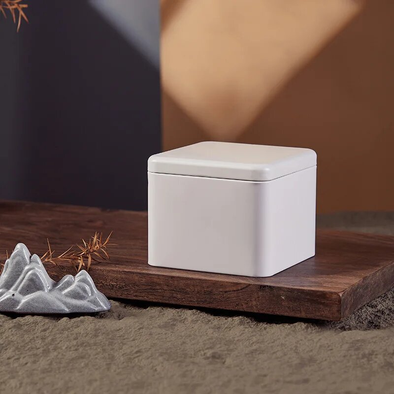 Винтажная черная жестяная коробка для хранения lyybx MMJYSLIM