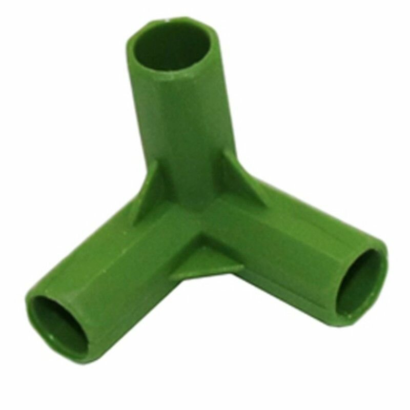 10шт. Уголок крепление Т-образный для парников и каркасов, ф 11 мм, кустодержателей и парников