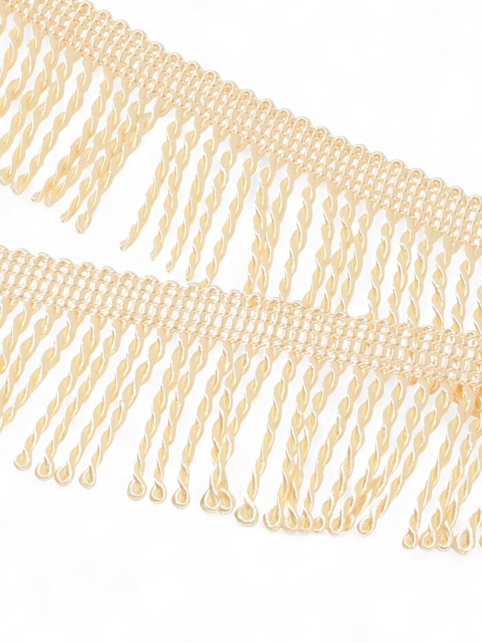 Бахрома жгут, 6,5 см, 20 м±0.5, цвет молочный