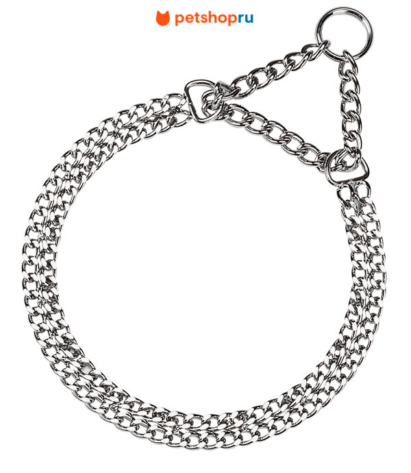 Ferplast Ошейник удавка для собак CHROME CSS, 36-46см, L