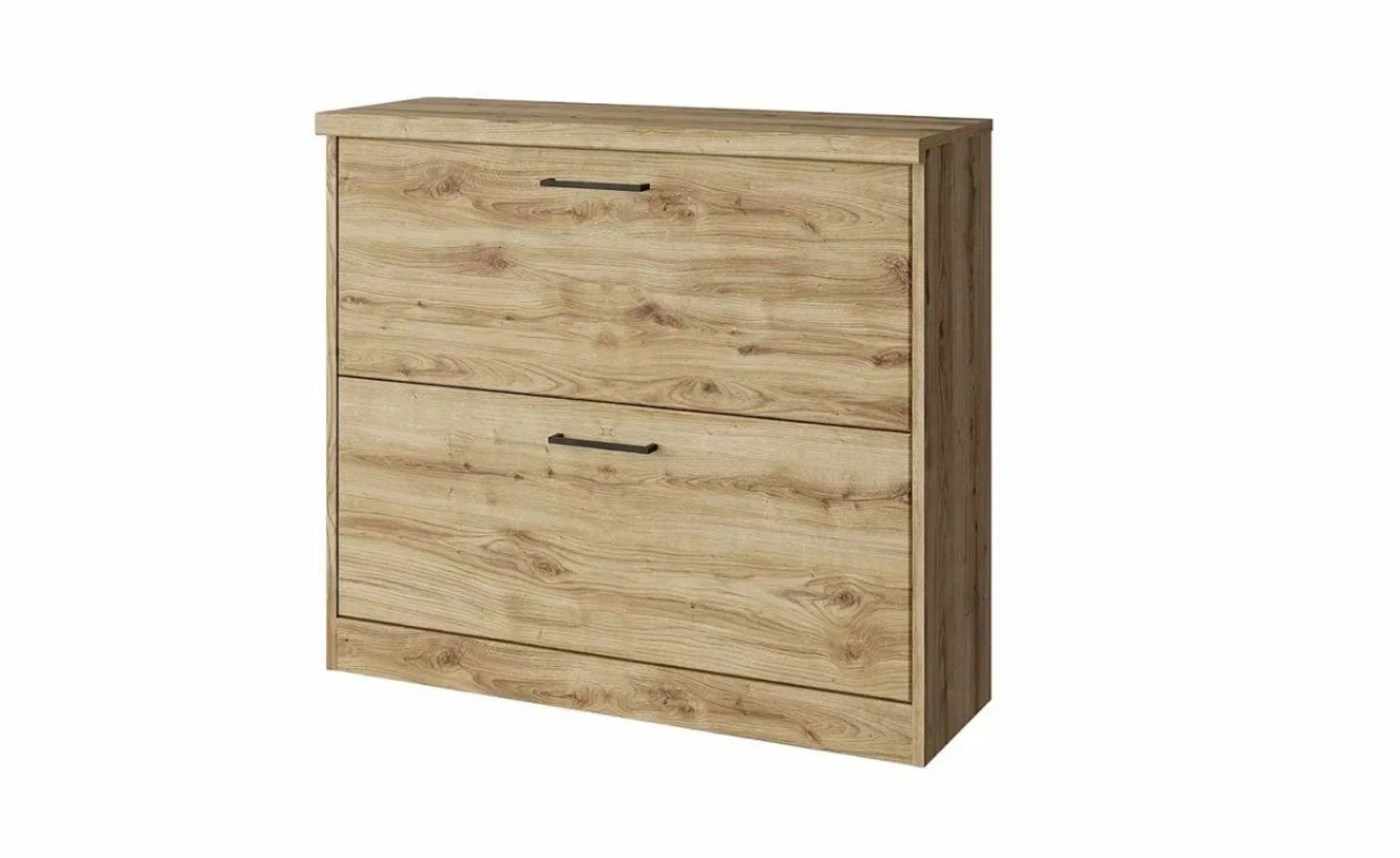 Тумба для обуви Anrex DOORSET 2D, 90.2 x 41 x 80.8 см, цвет: Дуб Наварра