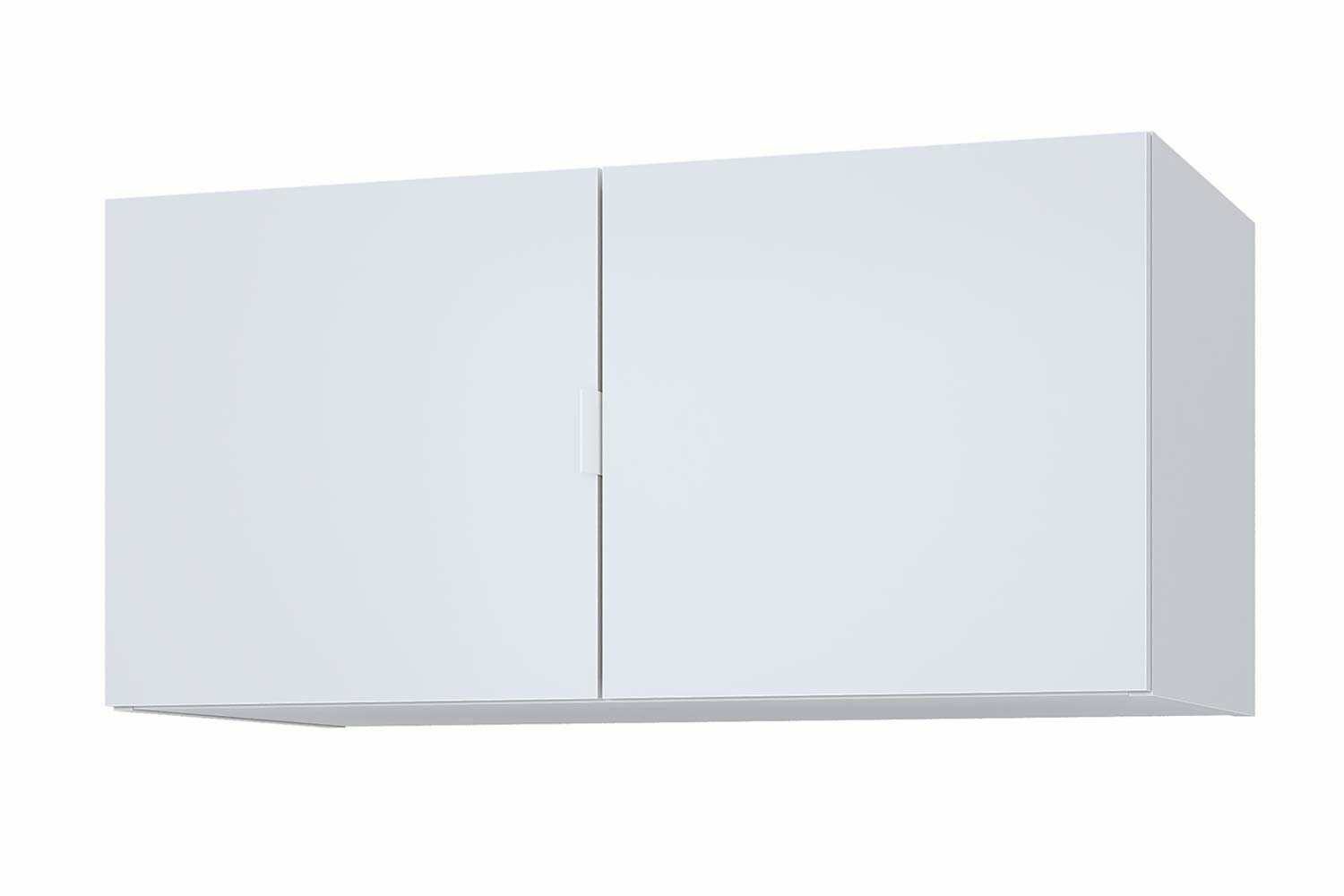 Антресоль 2-створчатая Hoff Лофт, 80х39х41,9 см, ЛДСП, цвет белый