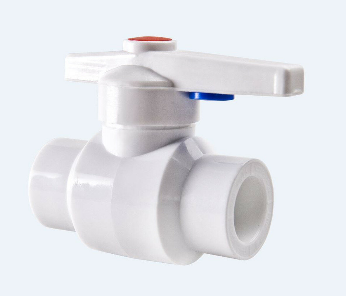 Кран шаровой D50 PPR для перекрытия и монтажа трубопроводов полипропилена