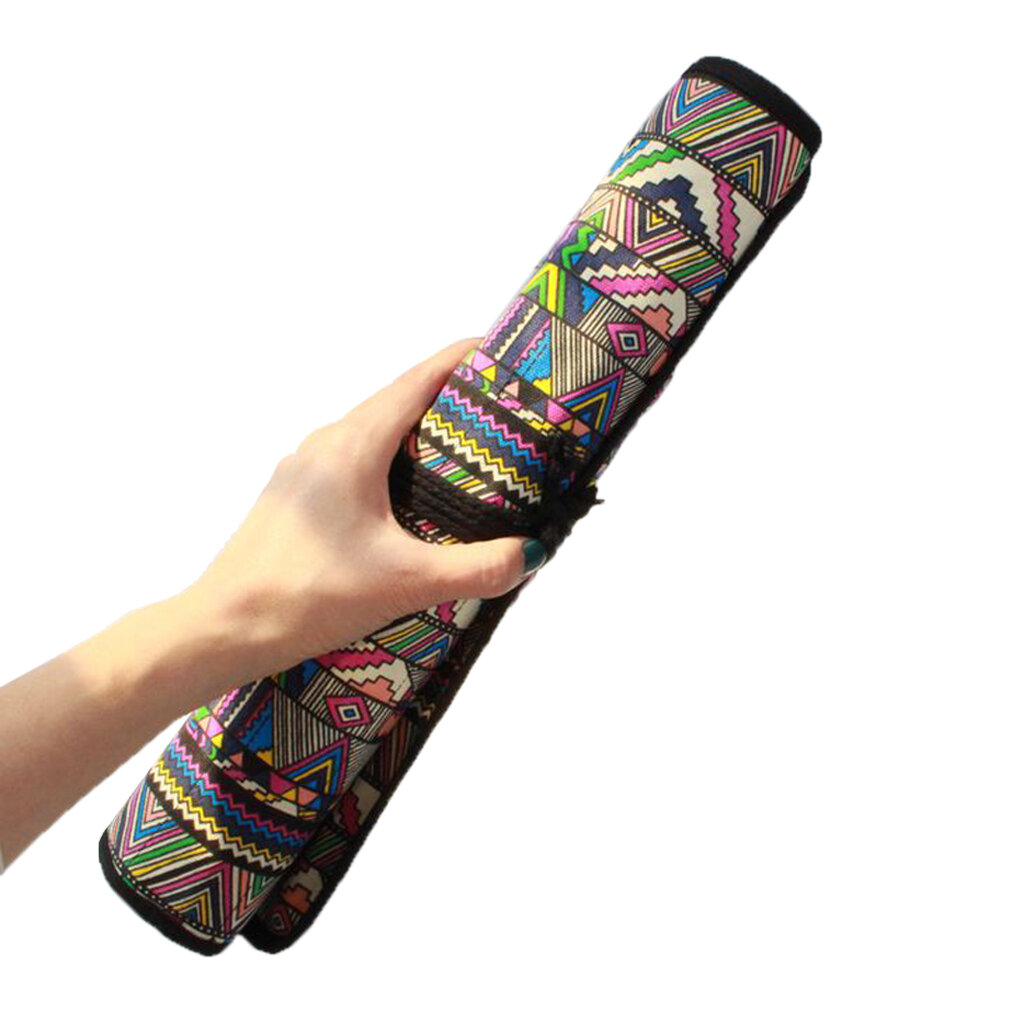 Цветные Карандаши для Чехла Оберточная Бумага Держатель Рулона для Художника Малыш Взрослый Раскраска Портативный Холст Органайзер Для Хранения Занавес 20 Хол