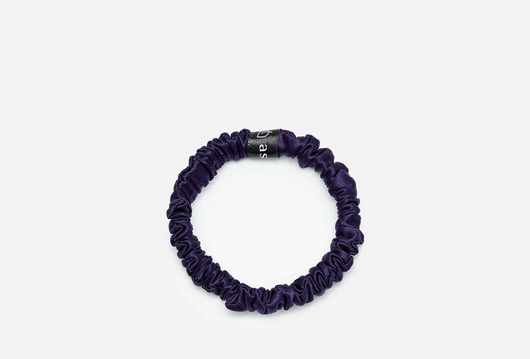 Шелковая резинка Assoro Темно-синий, ширина шелка: 0.8 см, 1 шт