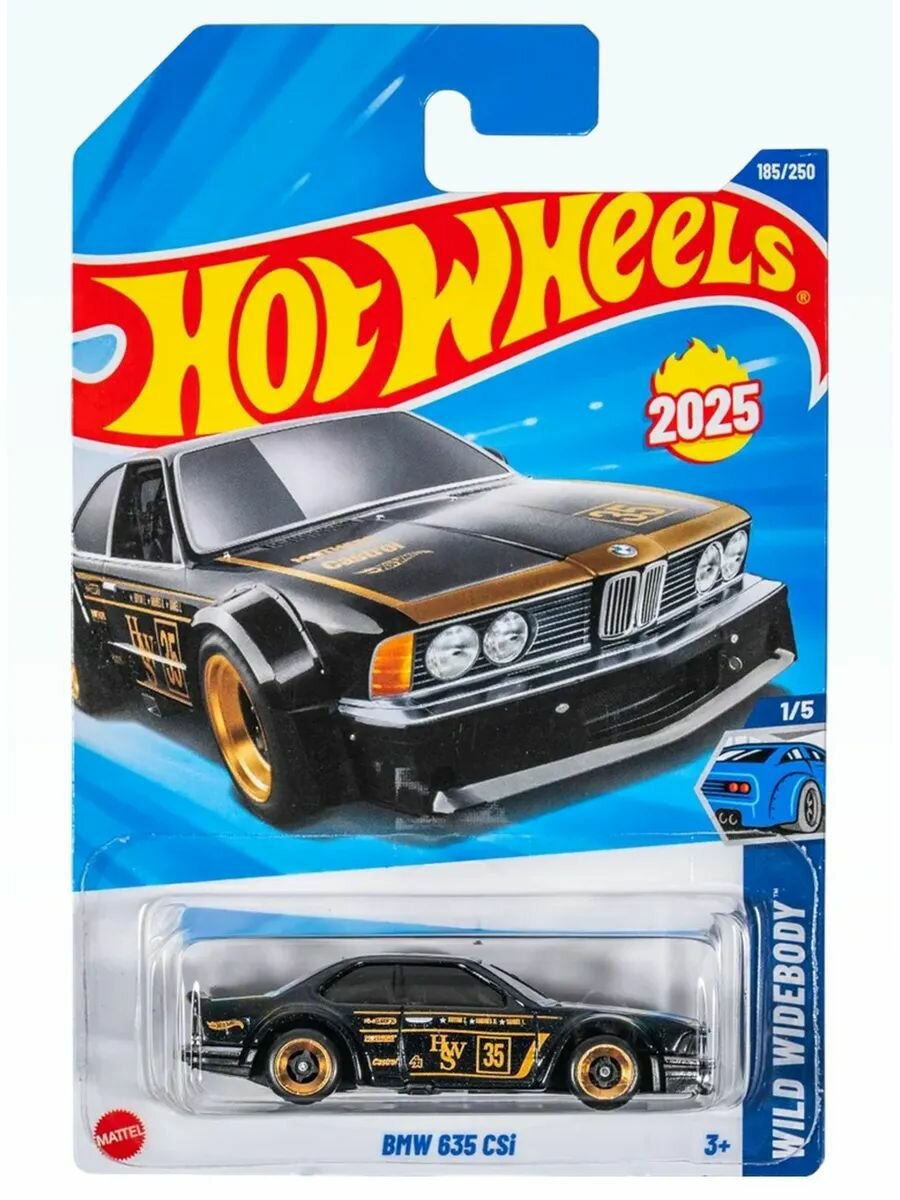 HYW38 Hot Wheels машинка металлическая игрушка коллекционная масштабная модель BMW 635 CSi Кейс 2025