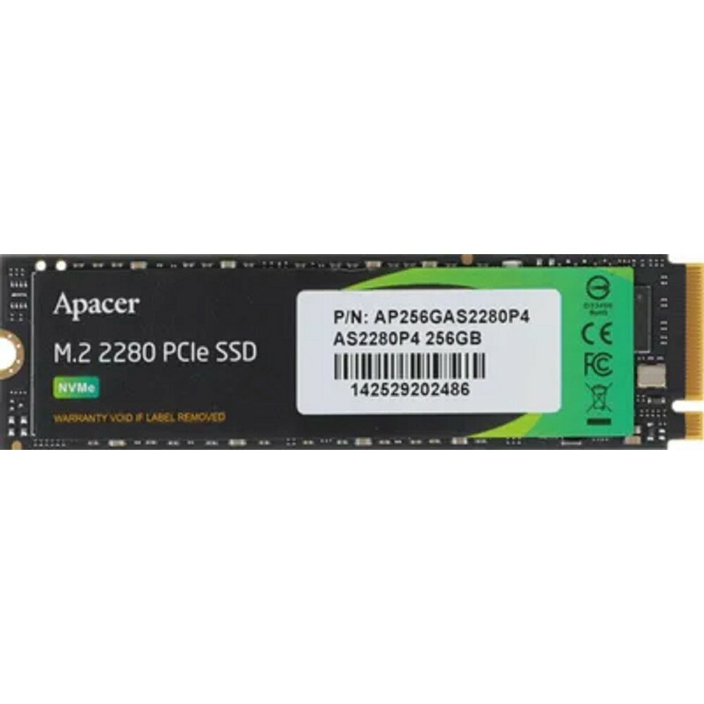 SSD диск Apacer AP256GAS2280P4-1, 256 ГБ M.2
