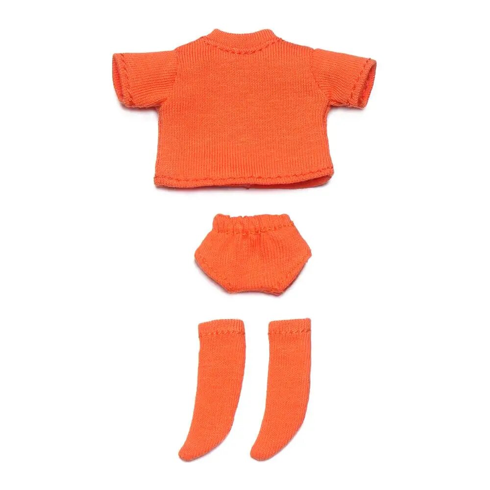 Футболка для куклы OB11 хлопок Оранжевый, 8