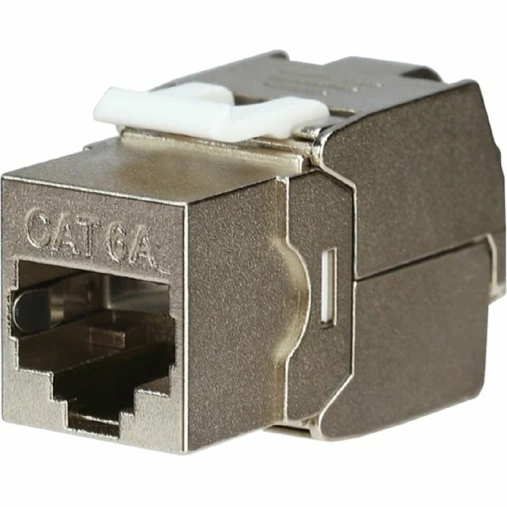 Rexant Розетки и патч - панели 02 - 0361 Модуль Keystone, Jack RJ - 45 8P8C , FTP экранированный, CAT 6A, тип 180 градусов, самозажимной PRO