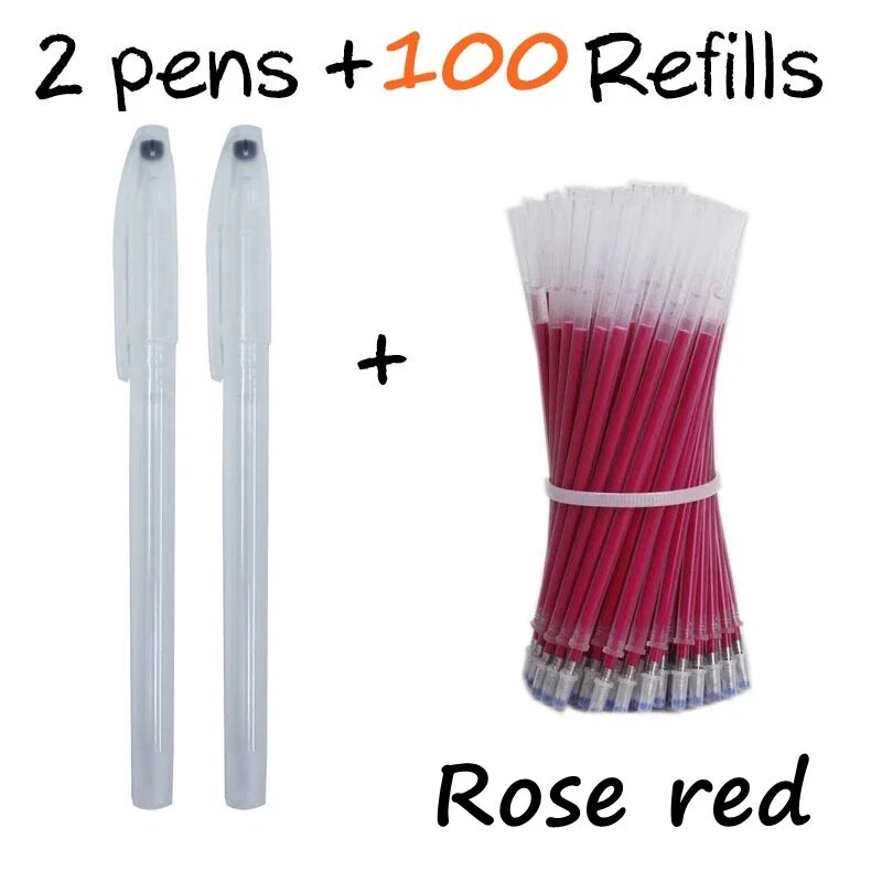 Термомаркеры Kissbuty для ткани, 102 шт 102Pcs Rose Red set