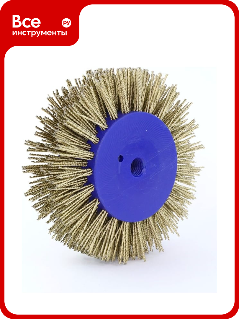 Щетка дисковая стальная 3-400 140 мм для УПМ/УШМ осборн RB14055M14COR, ворса щетки