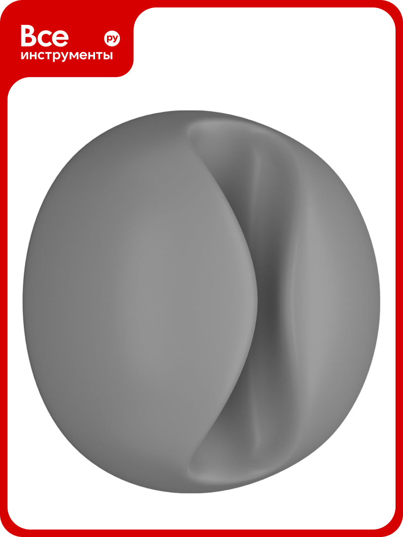 Самоклеящиеся держатели проводов Контакт 1 канал (6 шт.) 24805