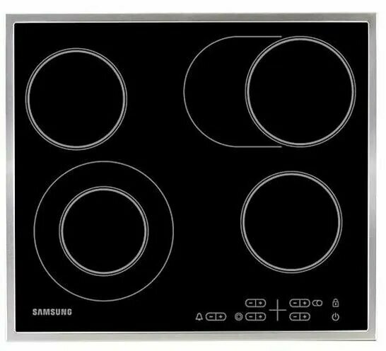 Варочная поверхность Samsung NZ64T3516CK/WT черный