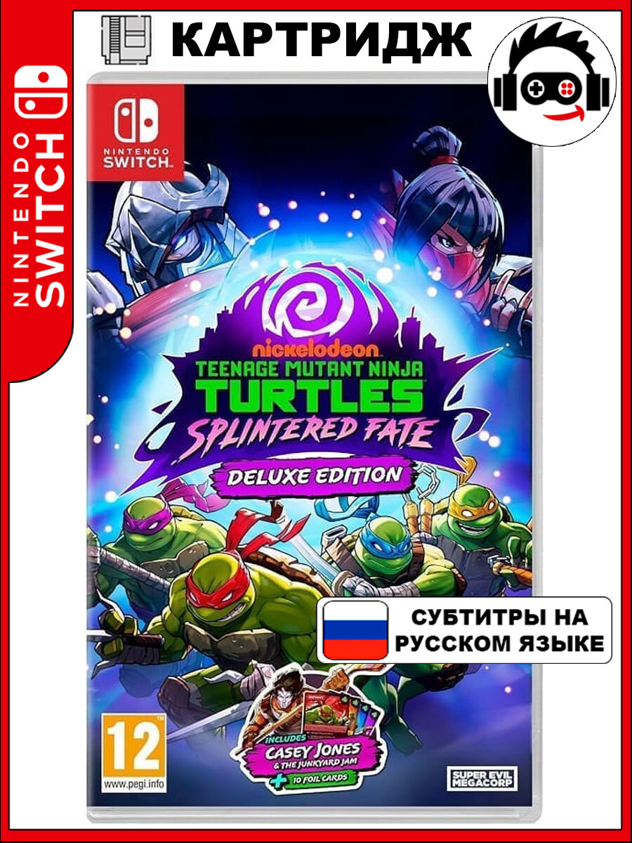 Игра Teenage Mutant Ninja Turtles: Splintered Fate - Deluxe Edition (Nintendo Switch, Русские субтитры)