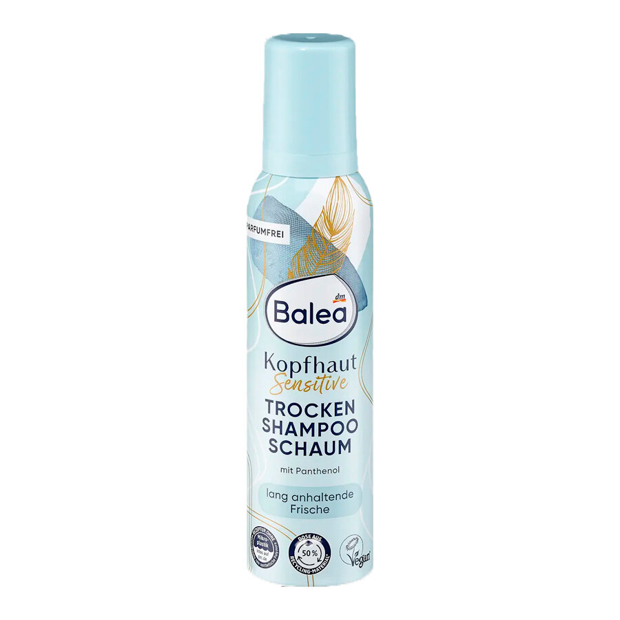 Сухой шампунь-пена для волос Balea - Scalp Sensitive, с пантенолом, 150 мл, 1 шт
