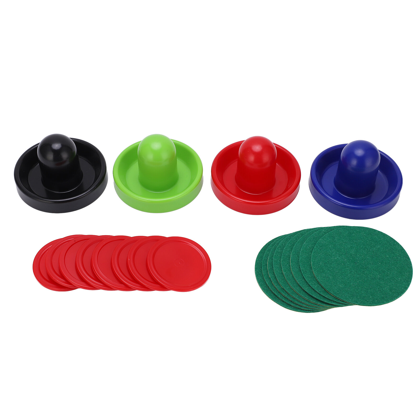 Multicolor Hockey Accessory Set Pushers Pucks Replacement Tables Game Kit