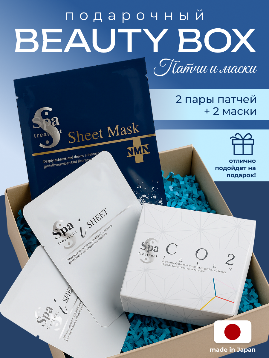 Подарочный набор Spa Treatment "Патчи и маски" для всех типов кожи