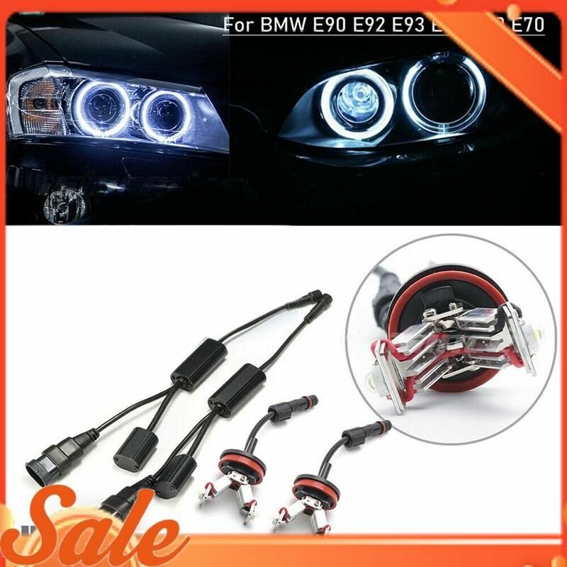 (G A J 1 комплект автомобилей ангельские глазки светодиодный свет H8 6 Вт белые лампы совместим с E90 E92 E93 E89 E60 E70