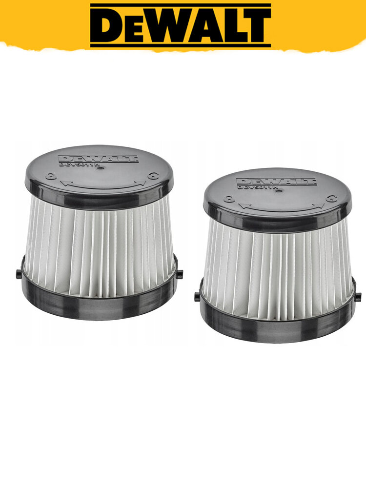 DEWALT DCV5011H Сменный HEPA-фильтр для комплекта из 2 принадлежностей для электроинструментов DCV501LN (только для сухого использования)