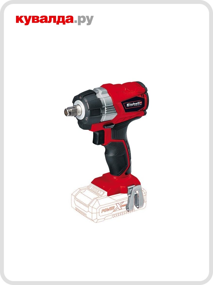 Гайковерт аккумуляторный EINHELL PXC TE-CW 18 Li Brushless-Solo ударный